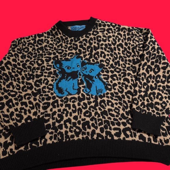 Coach | Sweaters | Brand Lil Nas X Coach Sweater Teal Cats | Poshmark